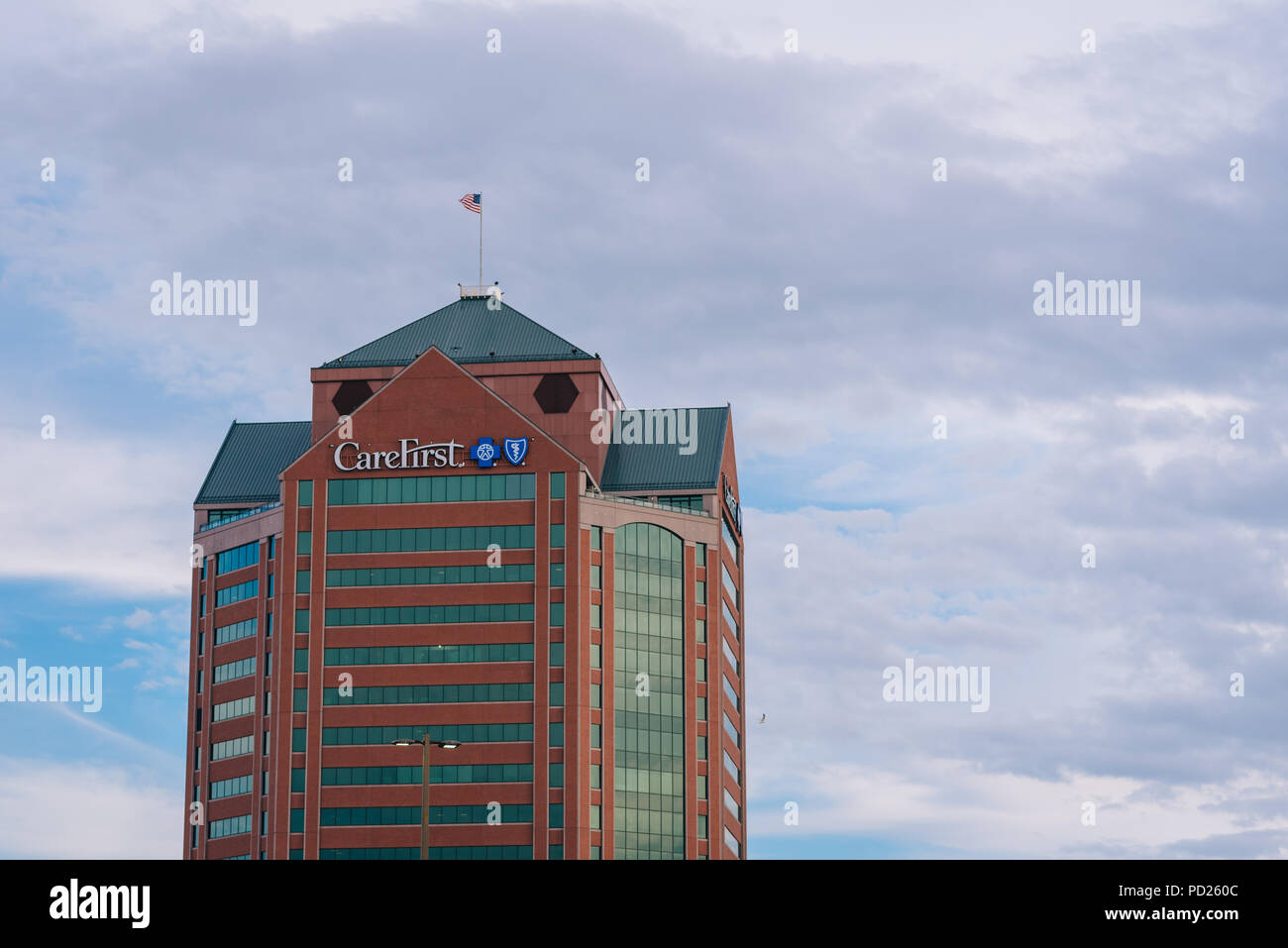 The Carefirst Building in Canton, Baltimore, Maryland Stock Photo - Alamy