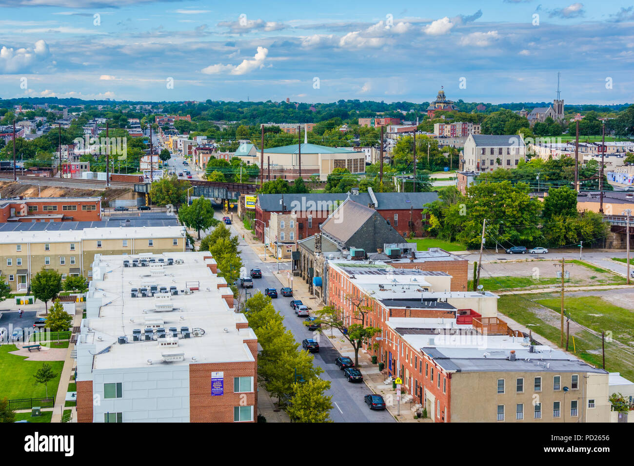 View of Middle East, in Baltimore, Maryland Stock Photo - Alamy