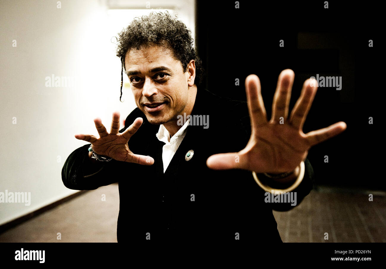 Belgian singer songwriter Jean Bosco Safari (Belgium, 11/12/2009 Stock ...