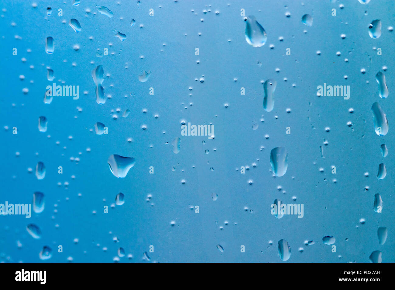 beautiful natural water drop on glass close up Stock Photo - Alamy