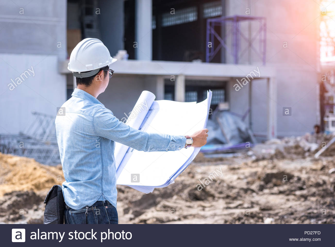 Civil Engineer Drawing High Resolution Stock Photography and Images - Alamy
