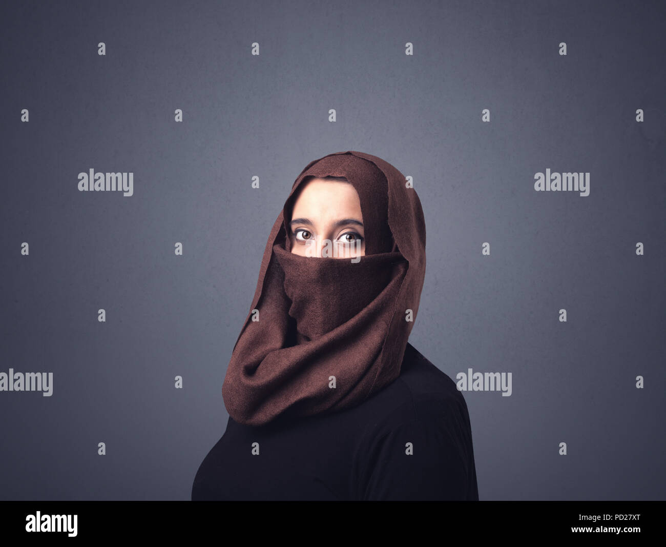 Young muslim woman wearing niqab Stock Photo - Alamy