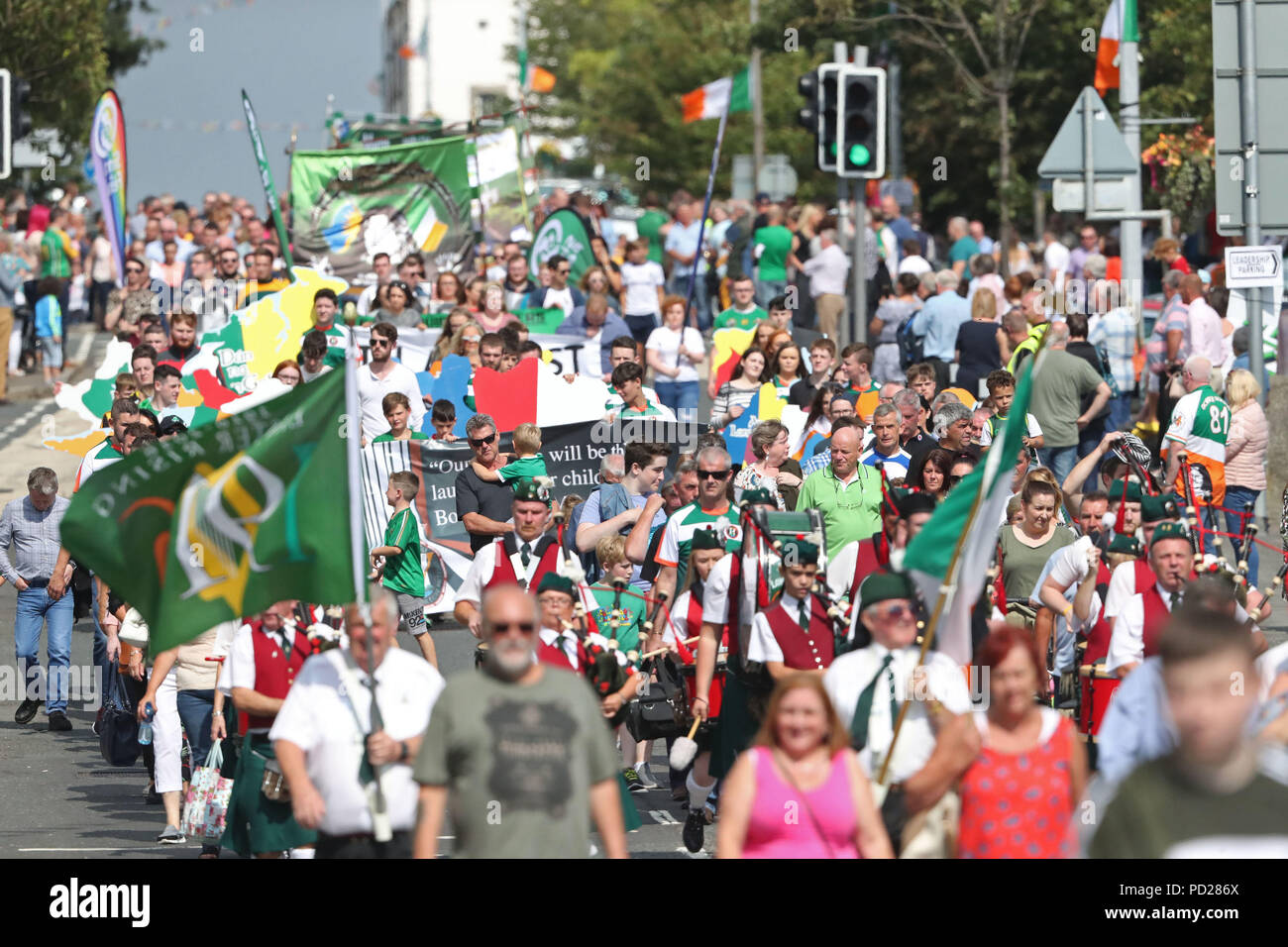 During 37th national hunger strike commemoration hi-res stock ...