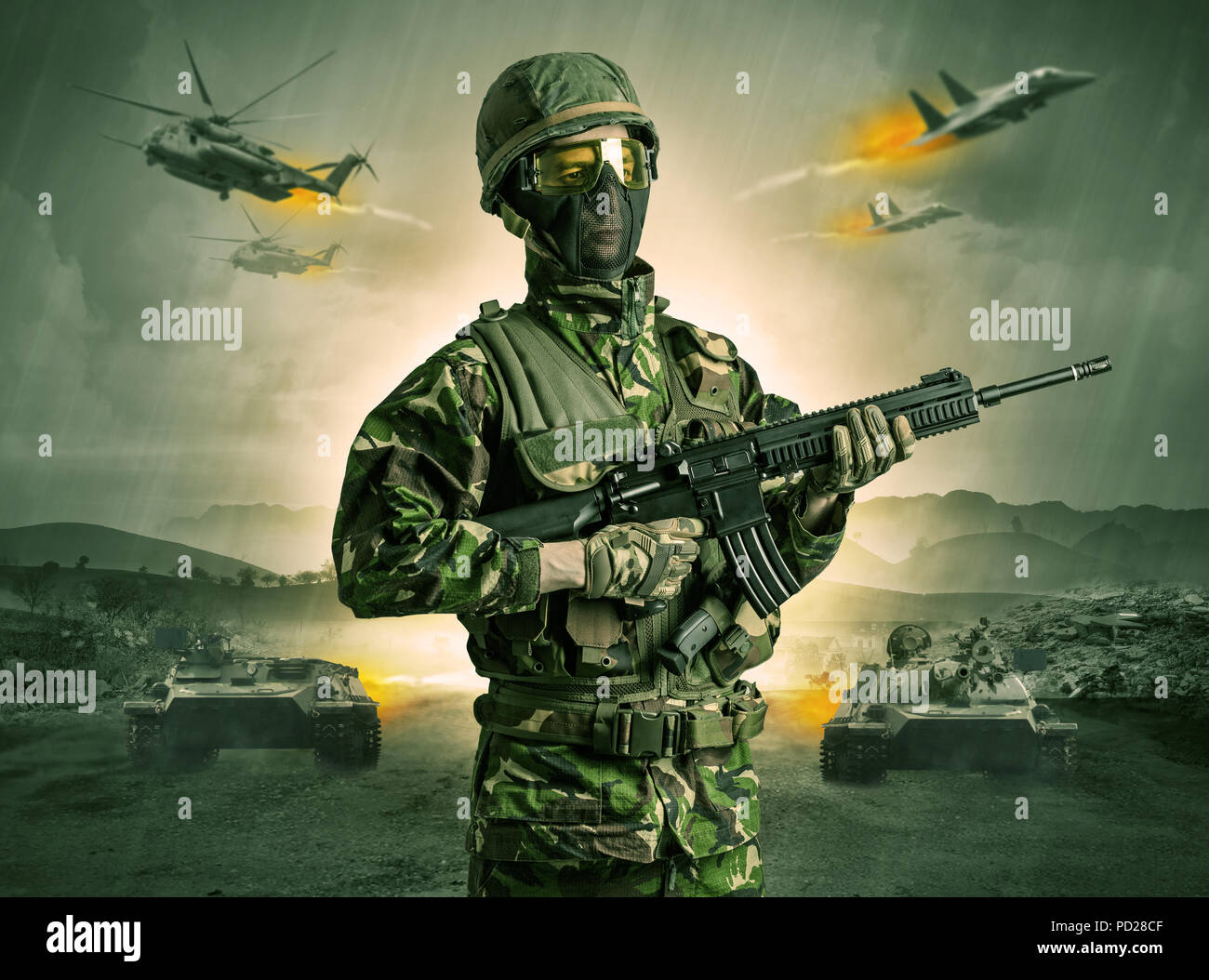 Swat officer sniper rifle hi-res stock photography and images - Alamy