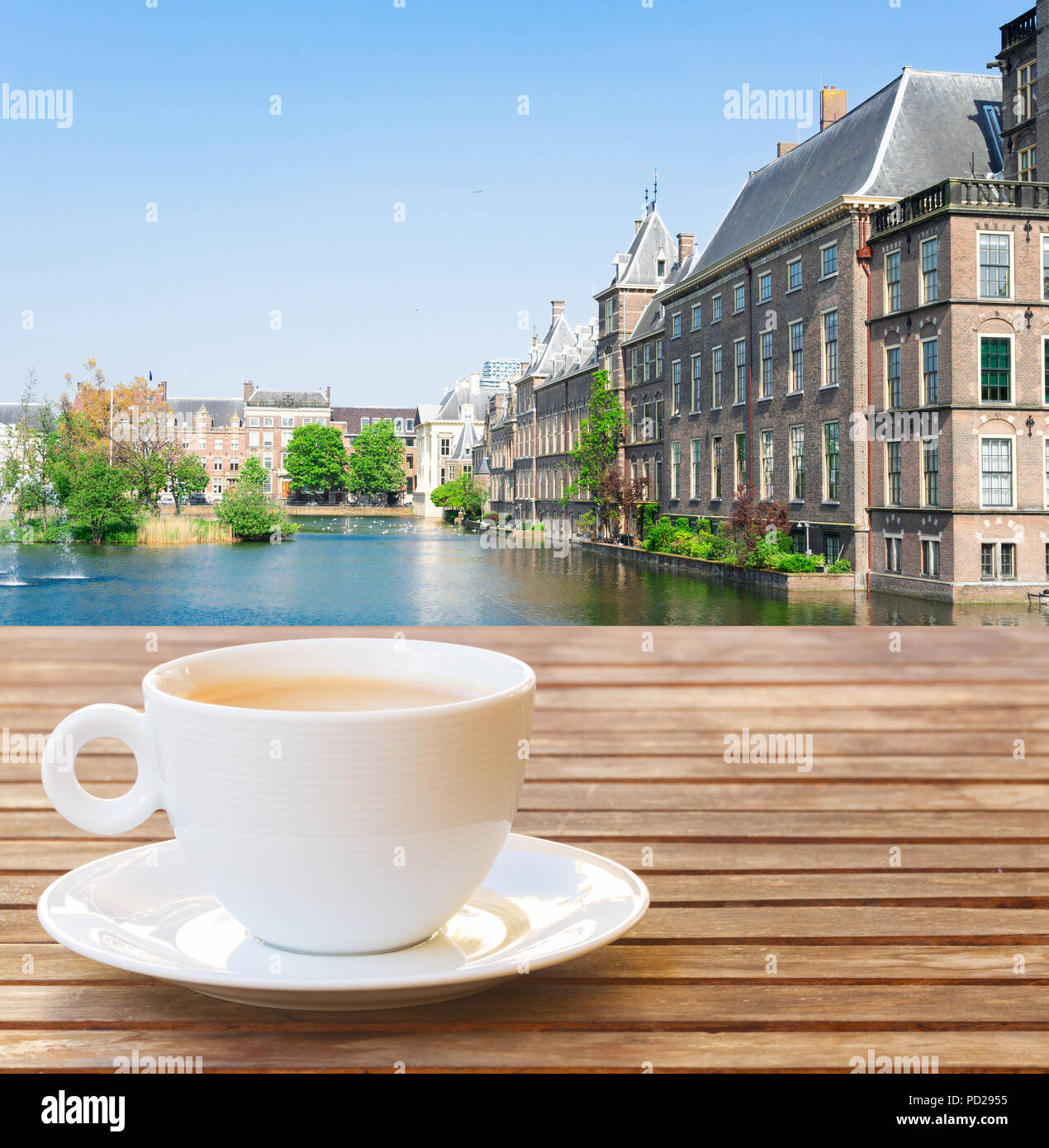 Cup of coffee in The Hague Stock Photo - Alamy