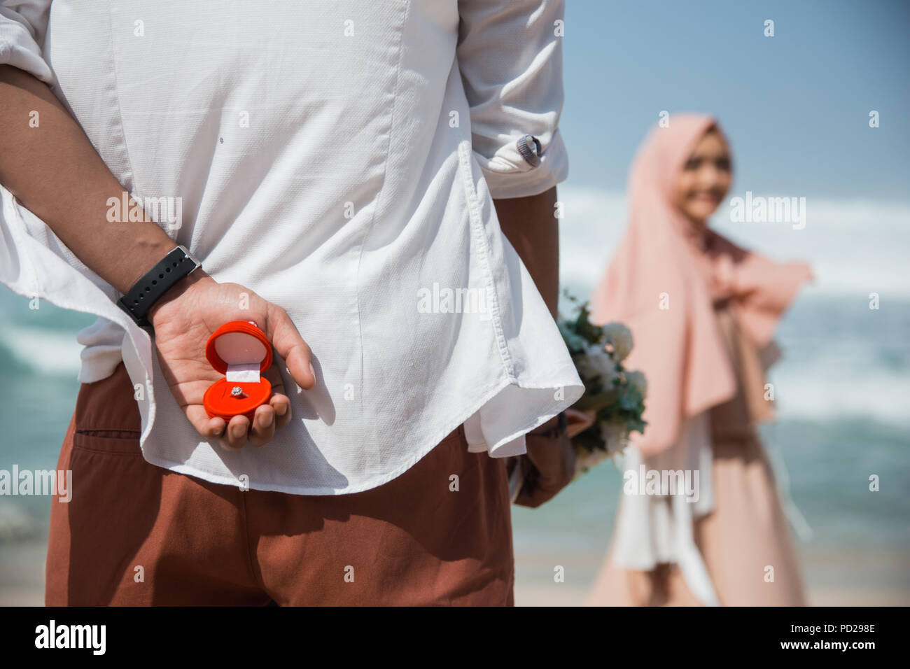 muslim proposal concept Stock Photo - Alamy