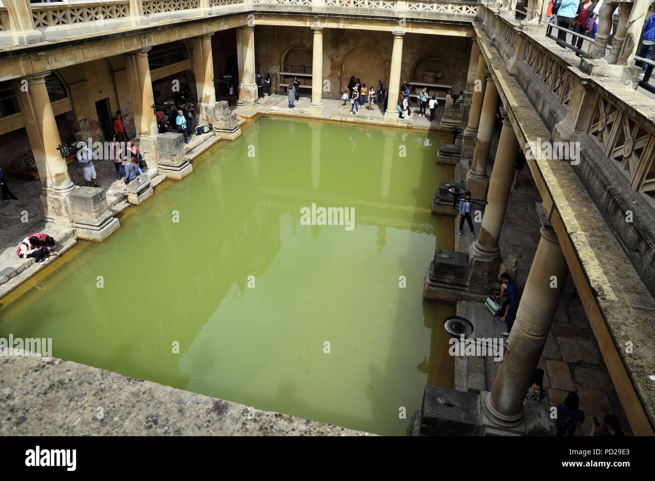 The historic Roman baths in Bath England Stock Photo - Alamy