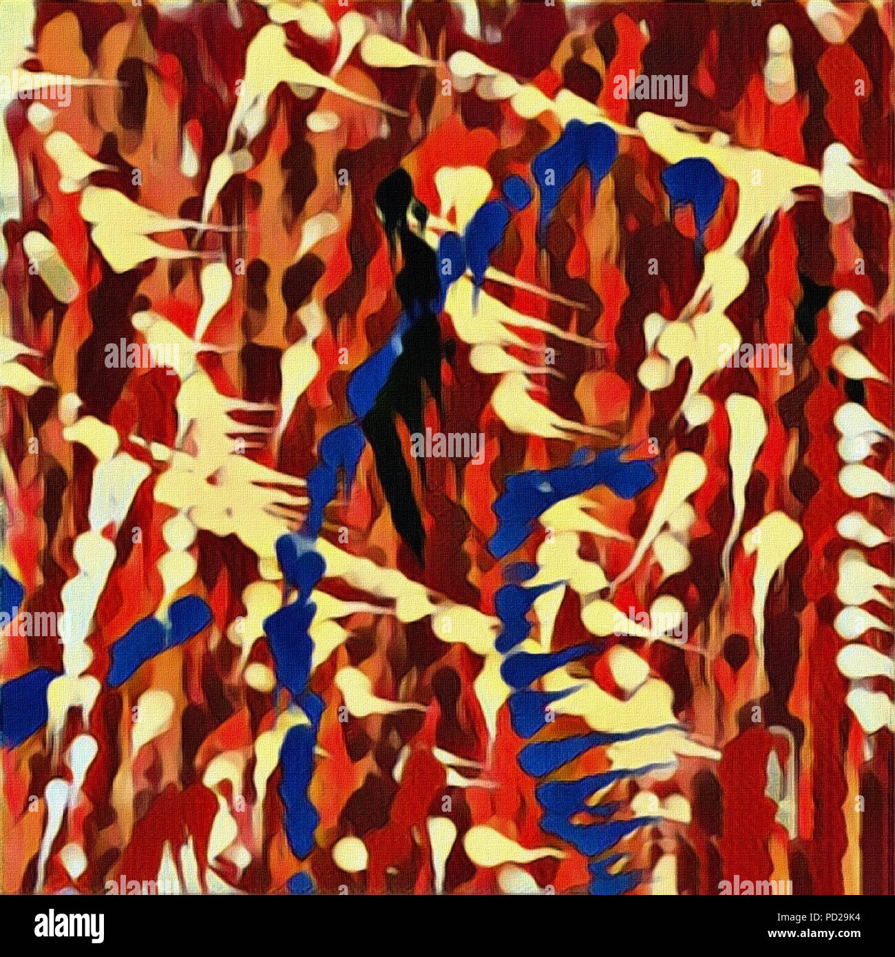 Abstract painting. Brush strokes Stock Photo - Alamy