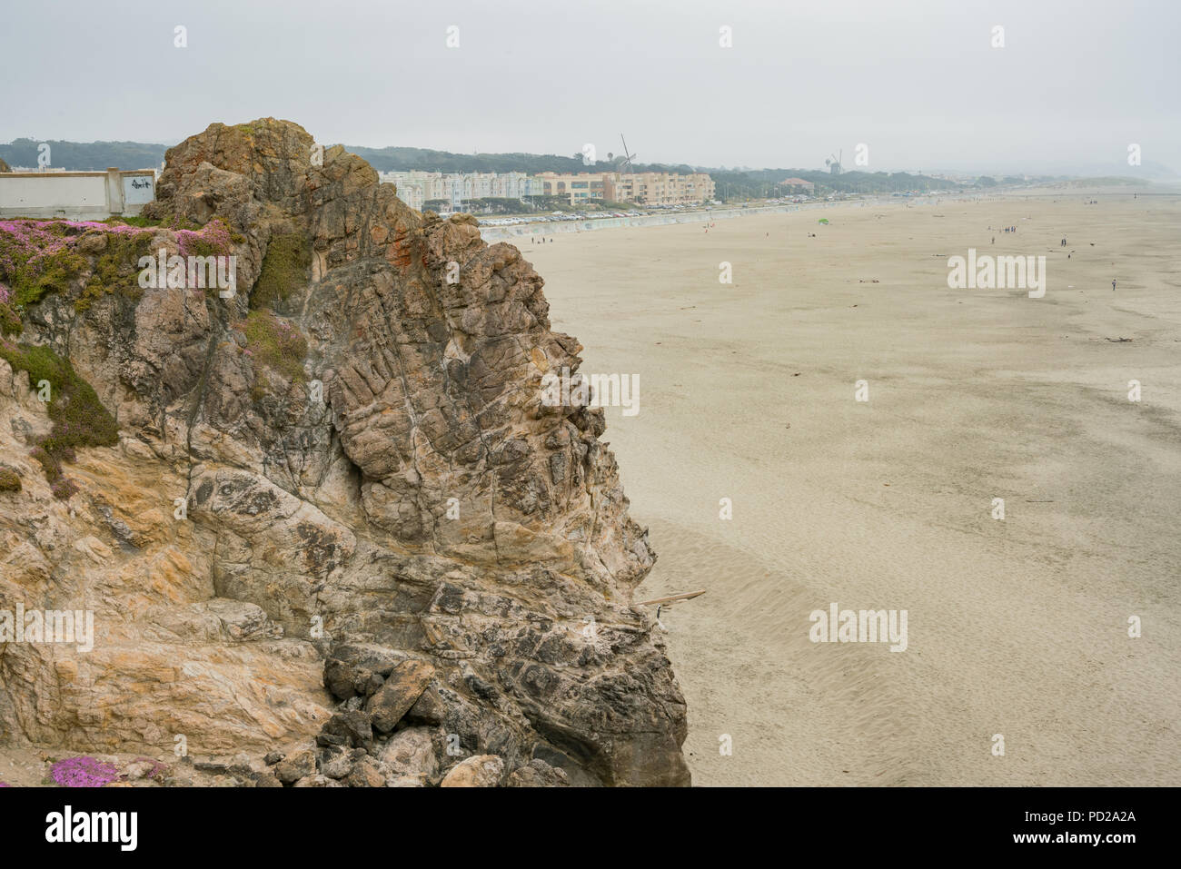Beach and ocean view at San Francisco, California Stock Photo - Alamy
