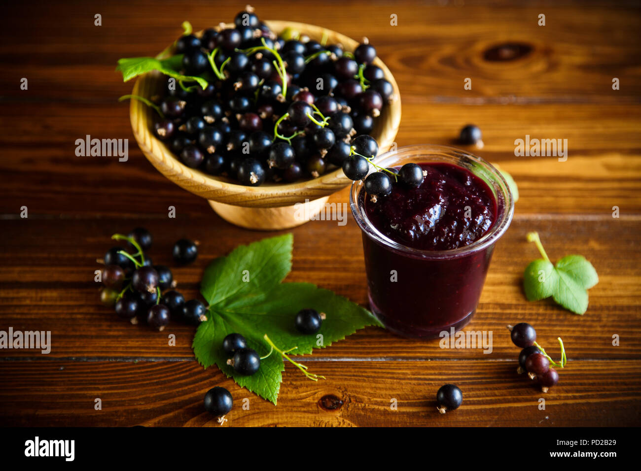 Jar of blackcurrant jam hi-res stock photography and images - Alamy
