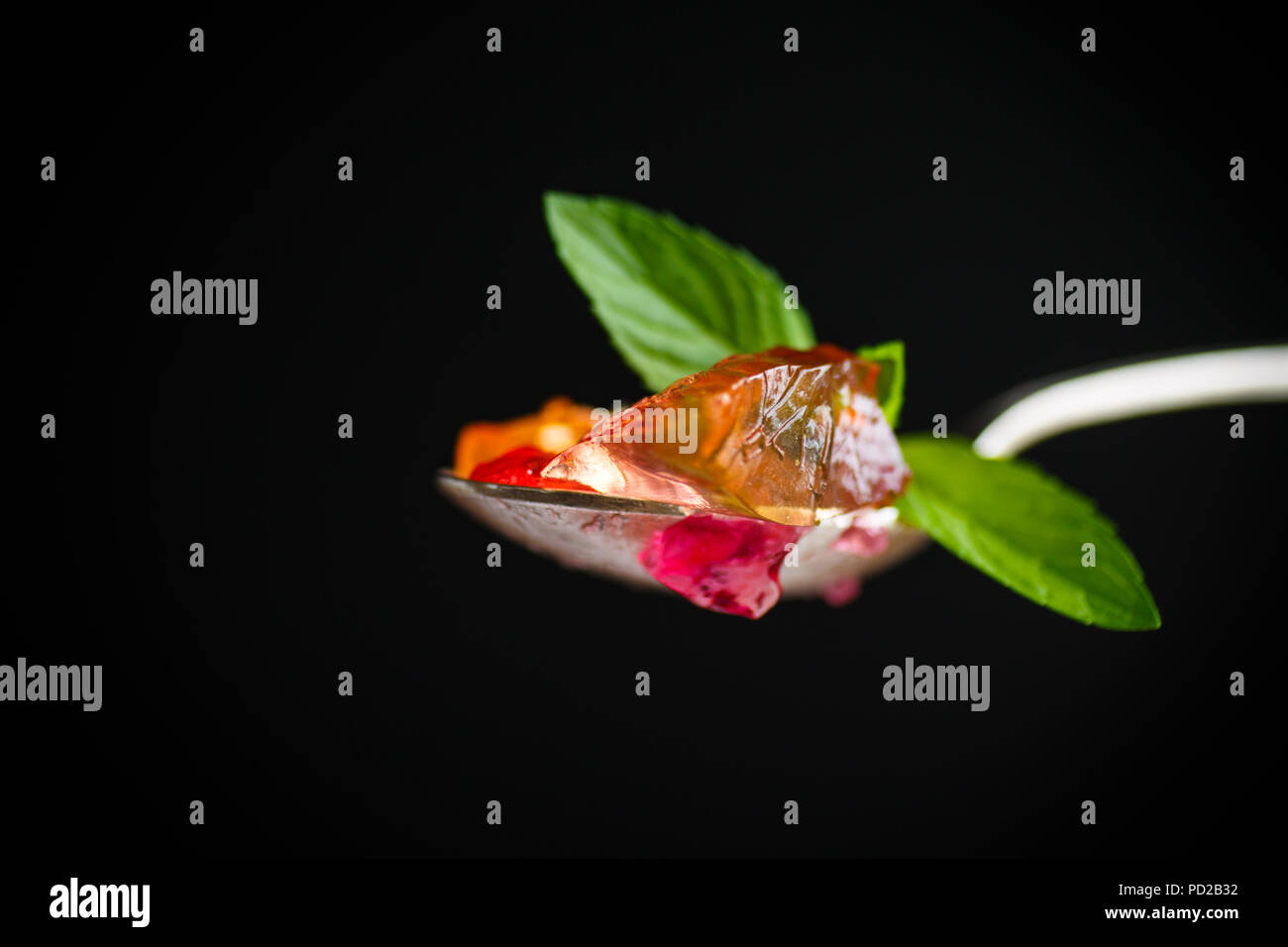 Multi colored berry gelatin jelly hi-res stock photography and images ...