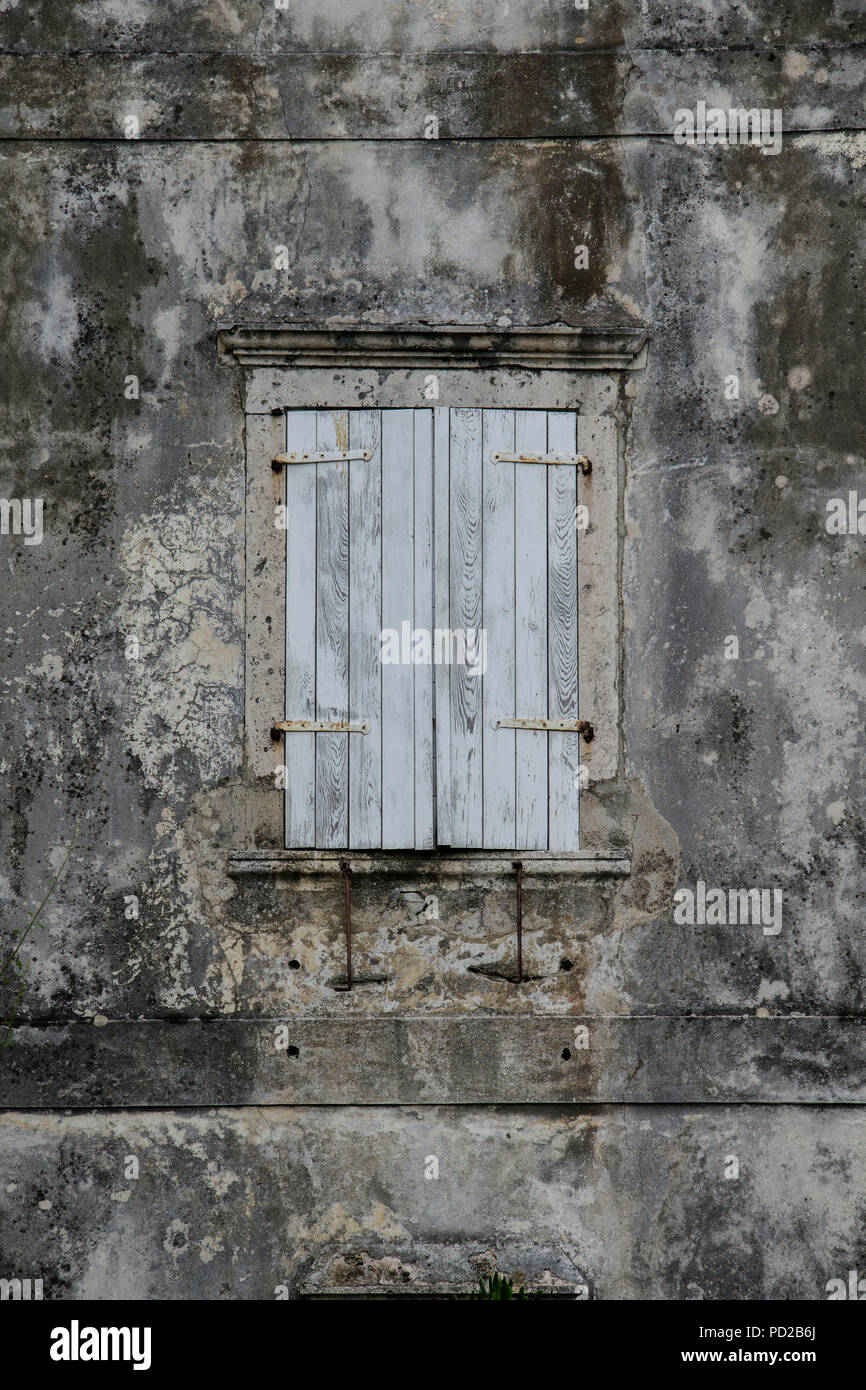A Window Of A Stone House Stock Photo - Alamy