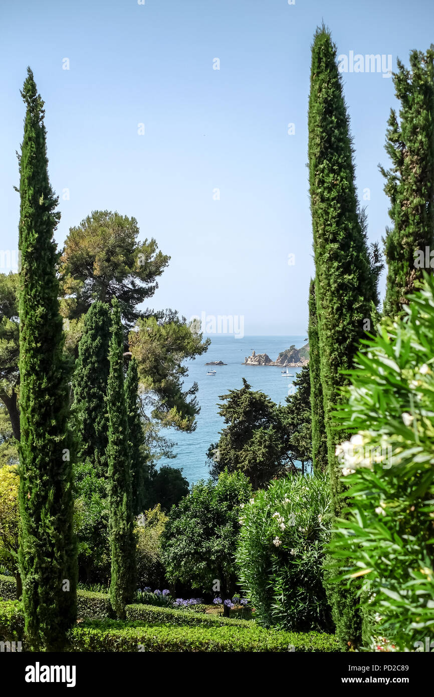 Gardens of Santa Clotilde, Catalonia Stock Photo - Alamy