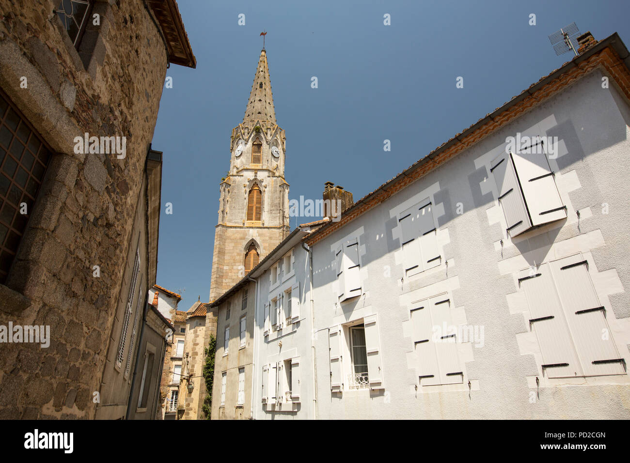 The church in Confolens, Nouvelle-Aquitaine, France Stock Photo - Alamy