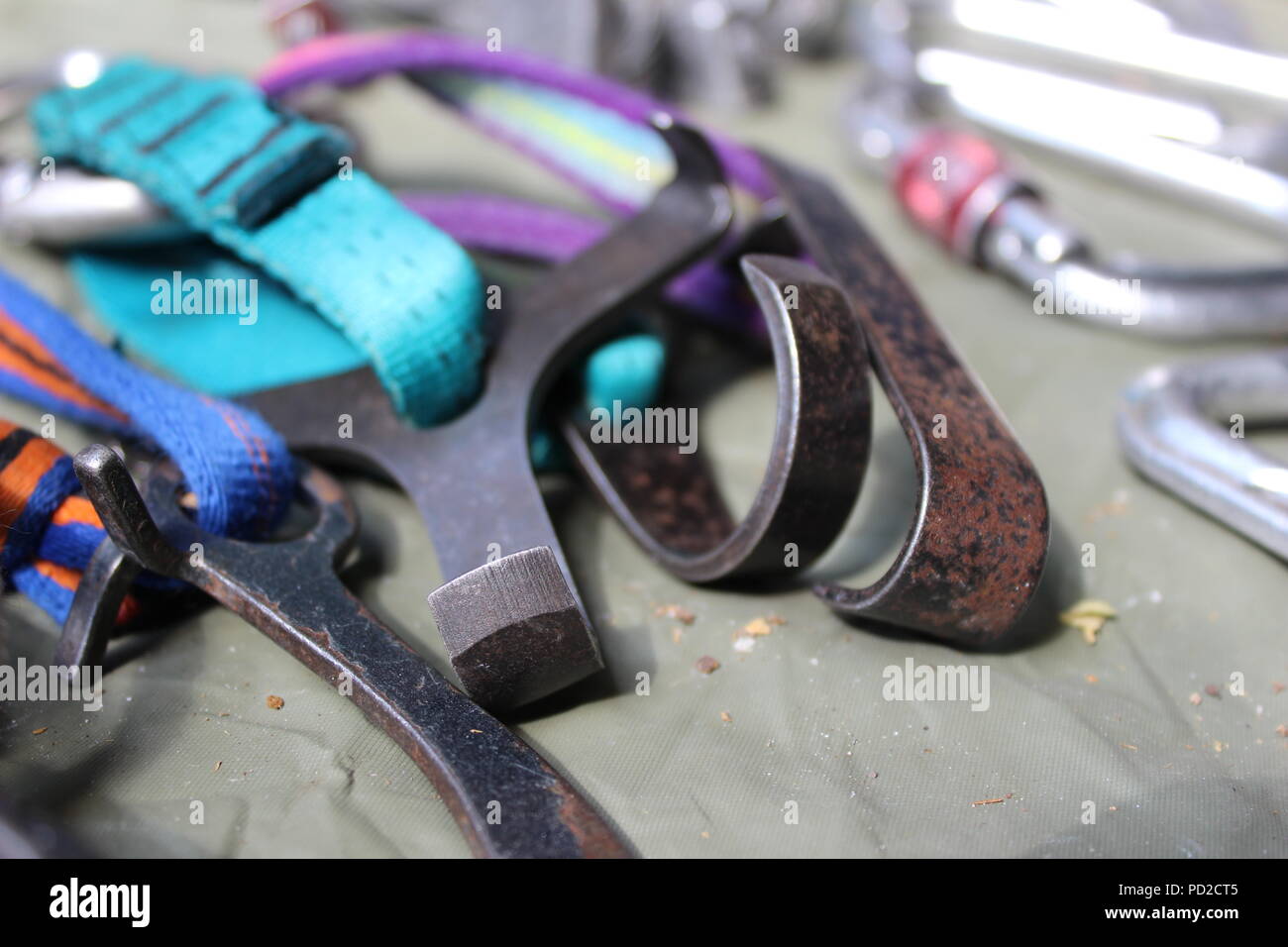 Carabiner Hooks High Resolution Stock Photography and Images - Alamy