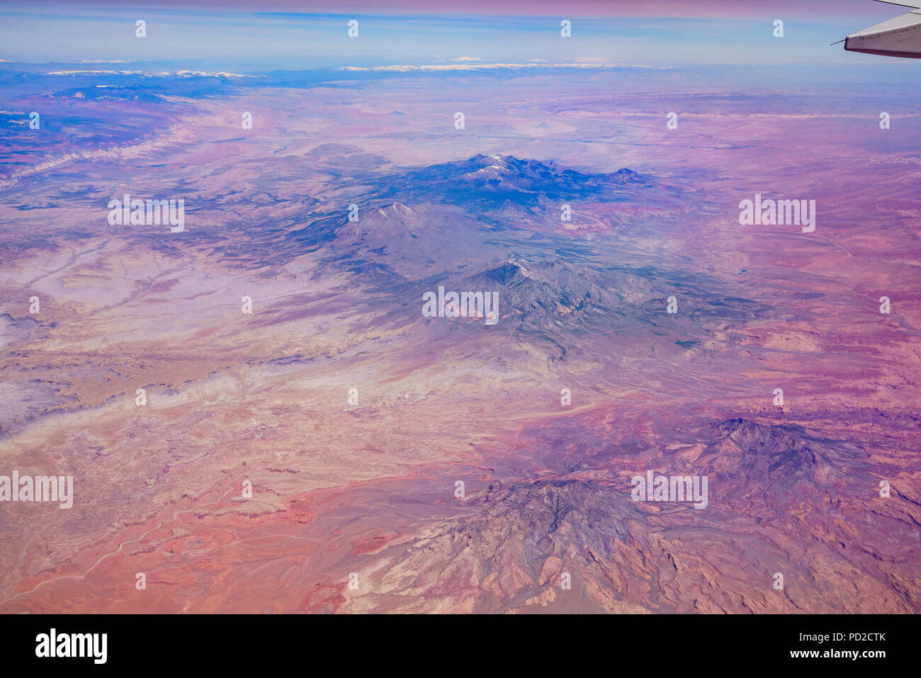 Aerial view of the beautiful Mt Pennell at Utah Stock Photo - Alamy
