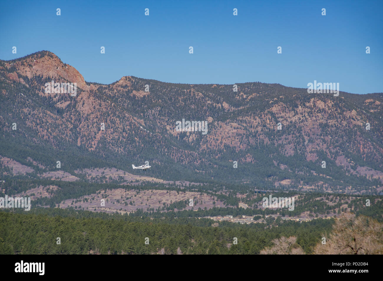 The beautiful landscape from the Ackerman Overlook, Colorado Springs ...