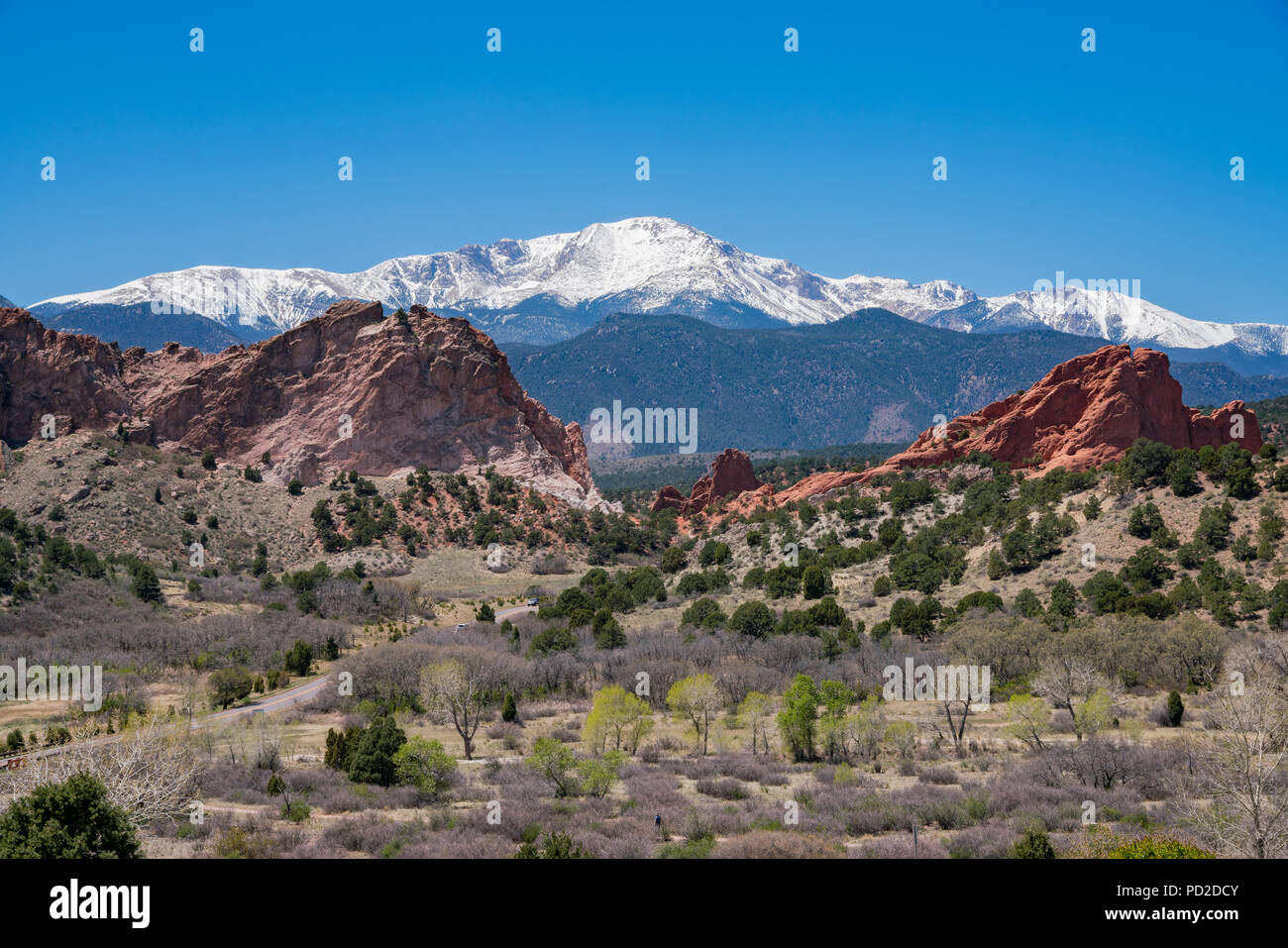 Gray Rock, South Gateway Rock of the famous Garden of the Gods at ...