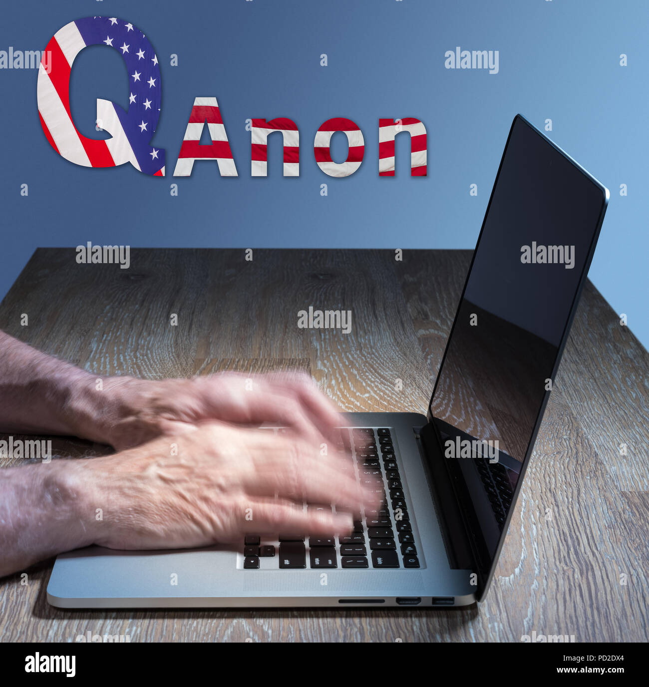 Q anon flag hi-res stock photography and images - Alamy