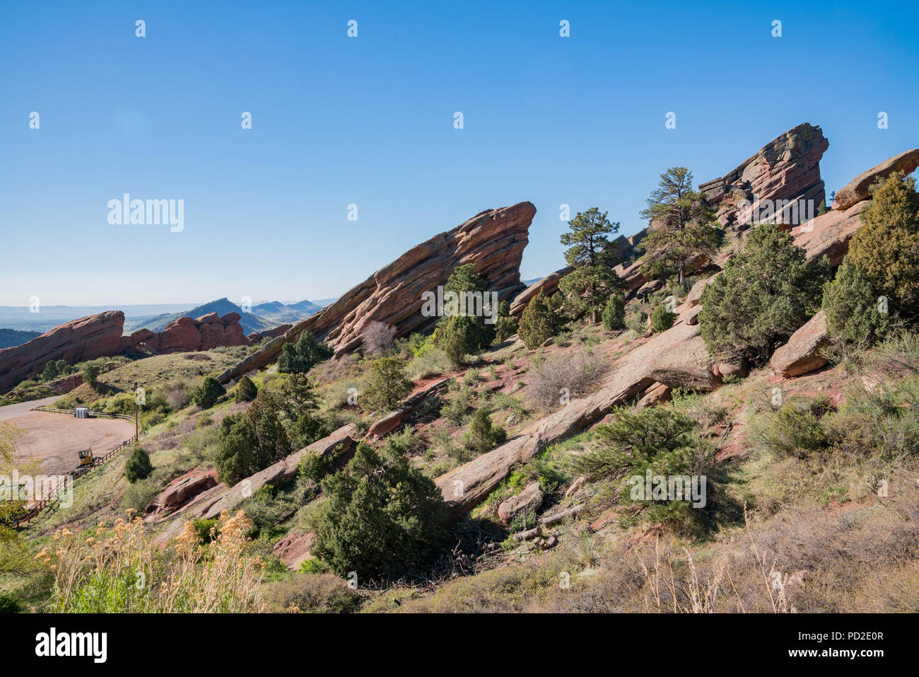 Beautiful landscape of Red Rocks Colorado at Denver, Colorado Stock ...