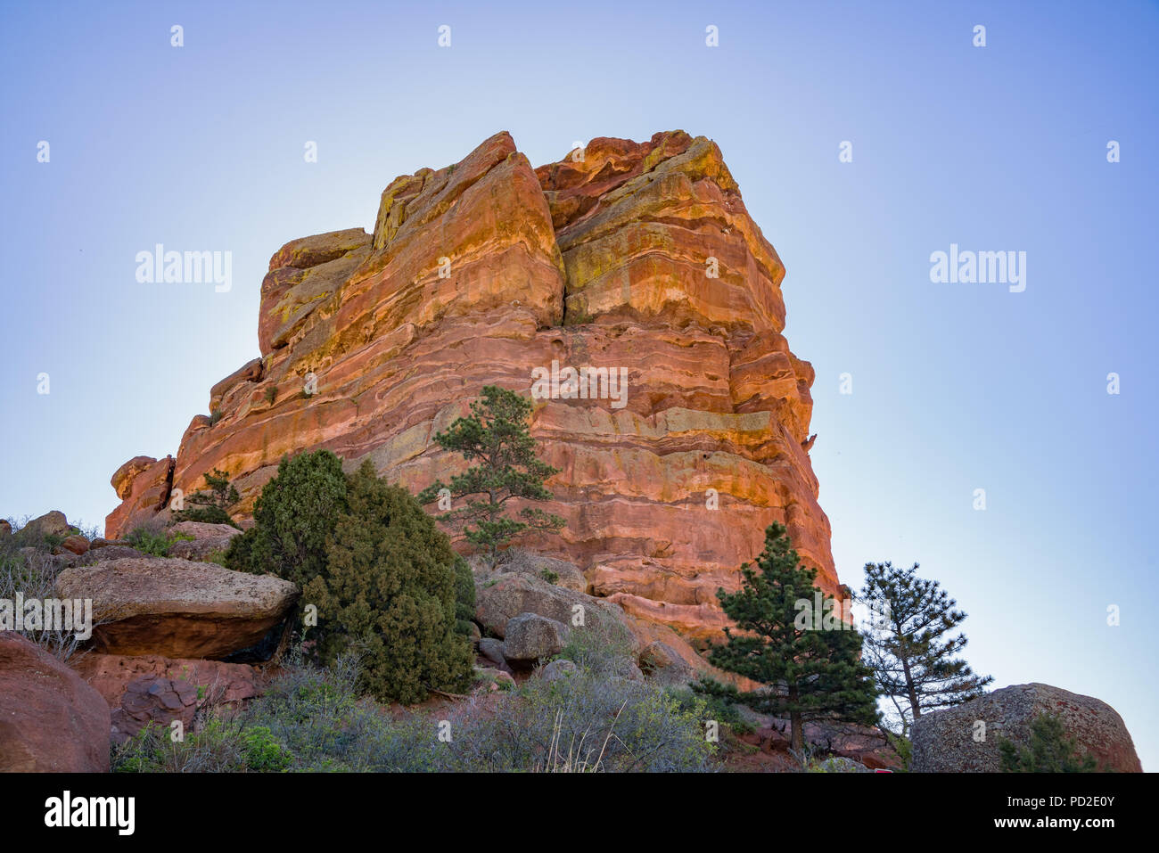 Beautiful landscape of Red Rocks Colorado at Denver, Colorado Stock ...