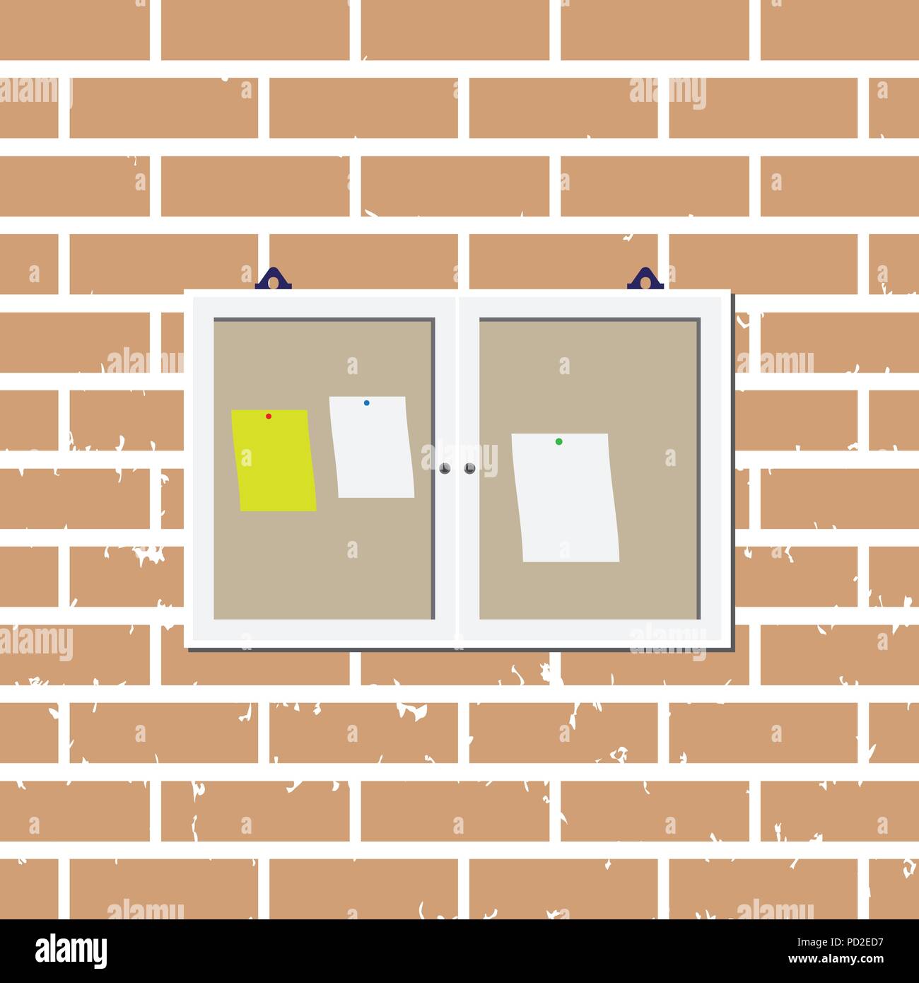 Notice Board Stock Vector Images - Alamy