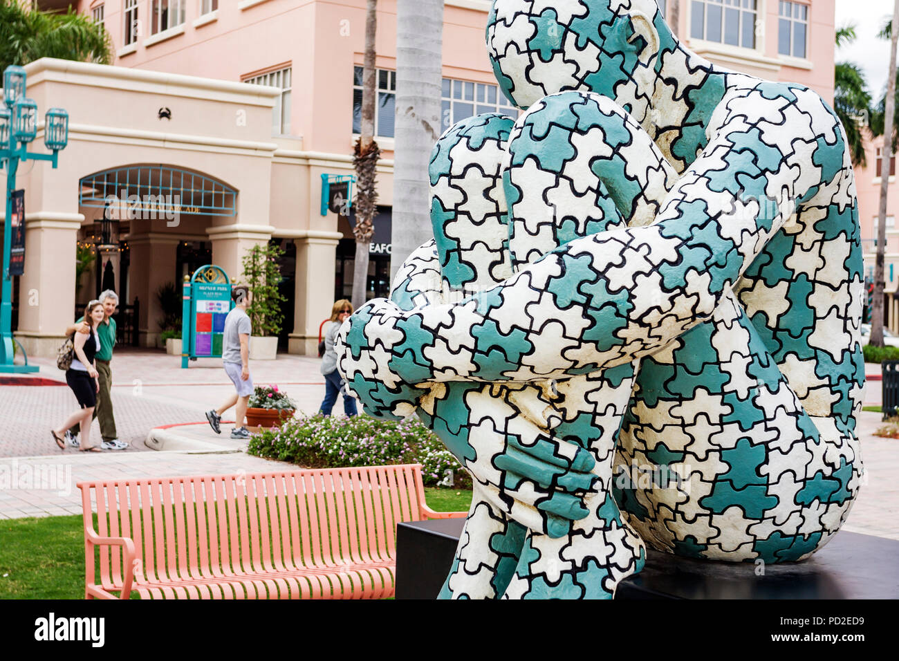 Boca Raton Florida,Palm Beach County,Mizner Park,upscale,shopping ...