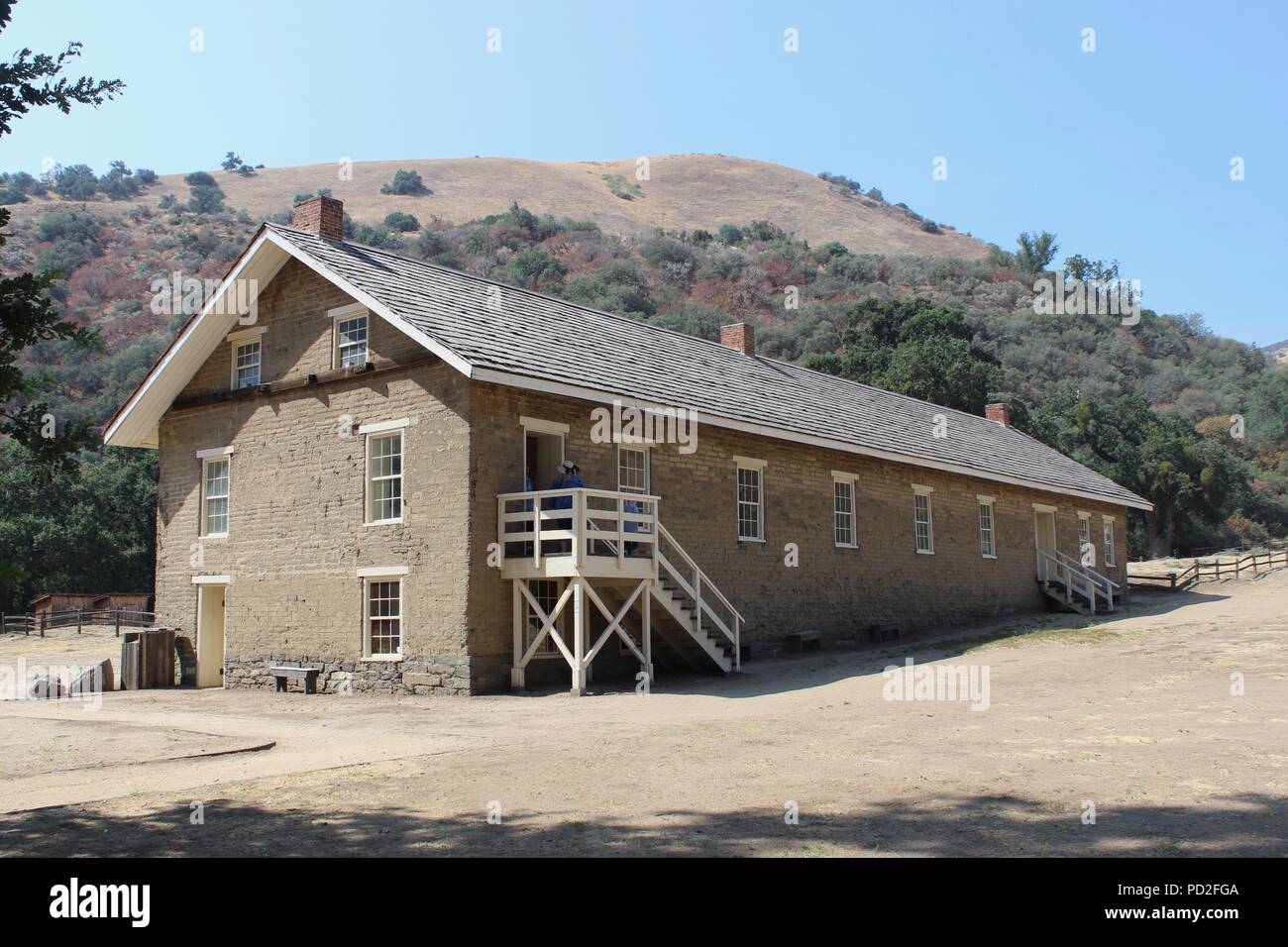 Barracks, Fort Tejon, California Stock Photo - Alamy