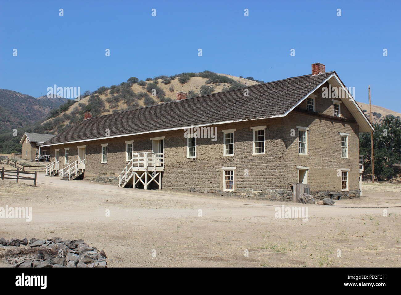 Barracks, Fort Tejon, California Stock Photo - Alamy