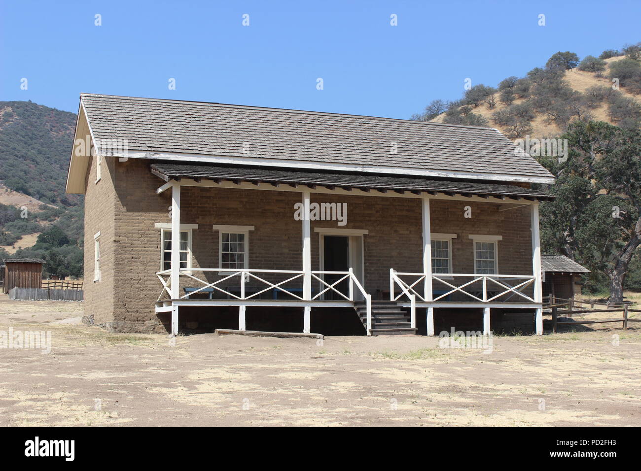 Officers' Quarters, Fort Tejon, California Stock Photo - Alamy