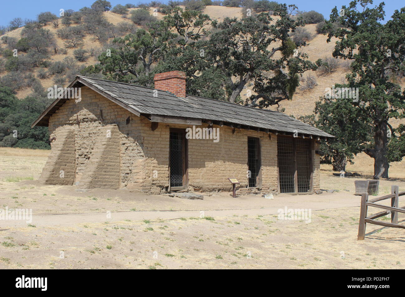 Orderlies' Quarters, Fort Tejon, California Stock Photo - Alamy