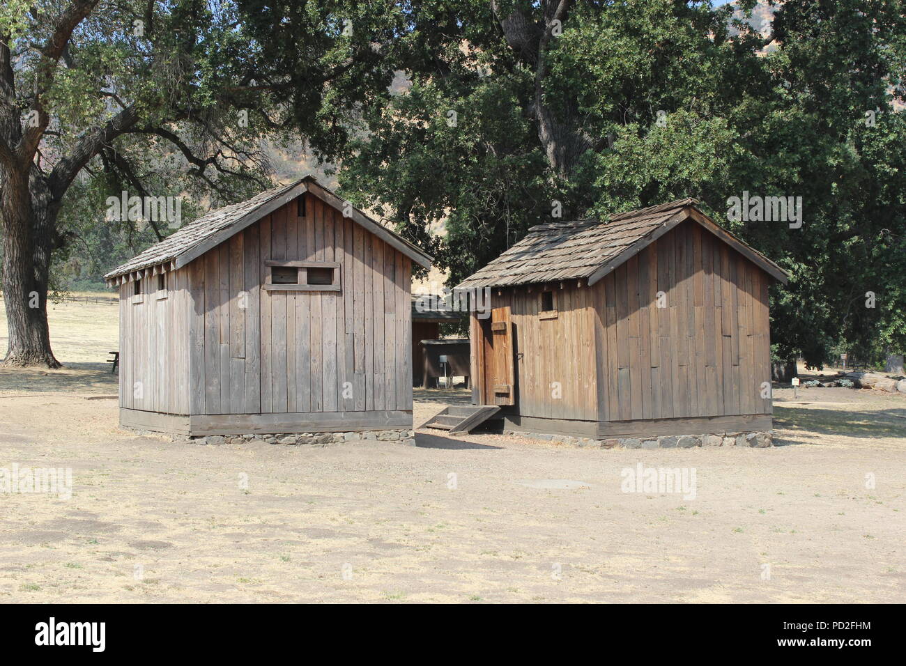 Guard House and Jail, Fort Tejon, California Stock Photo - Alamy