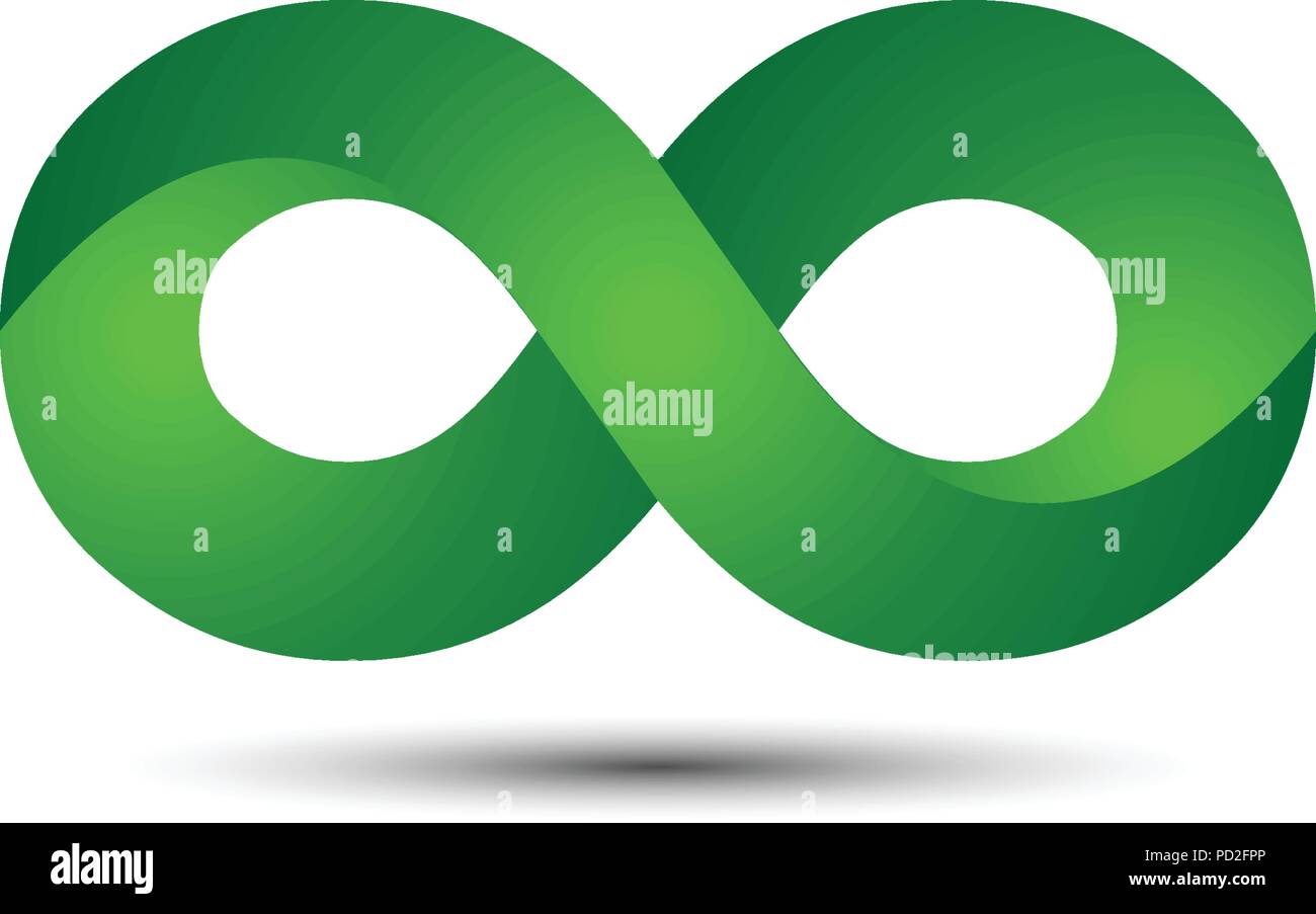 Blue infinity ribbon hi-res stock photography and images - Alamy