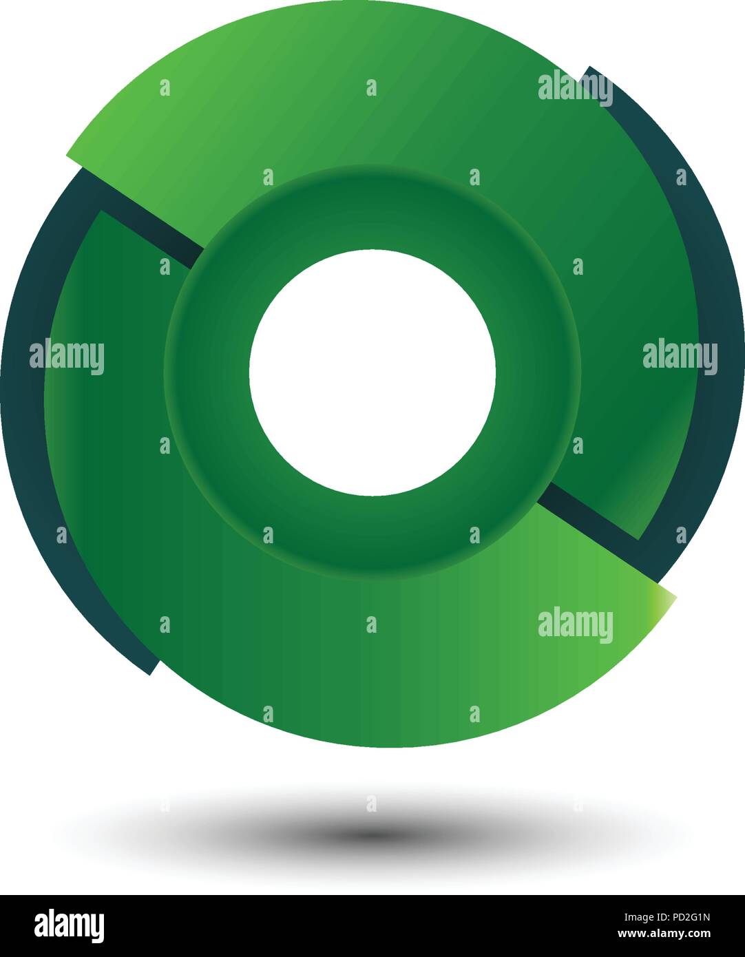 Abstract colorful circle logo icon template vector Stock Vector Image ...