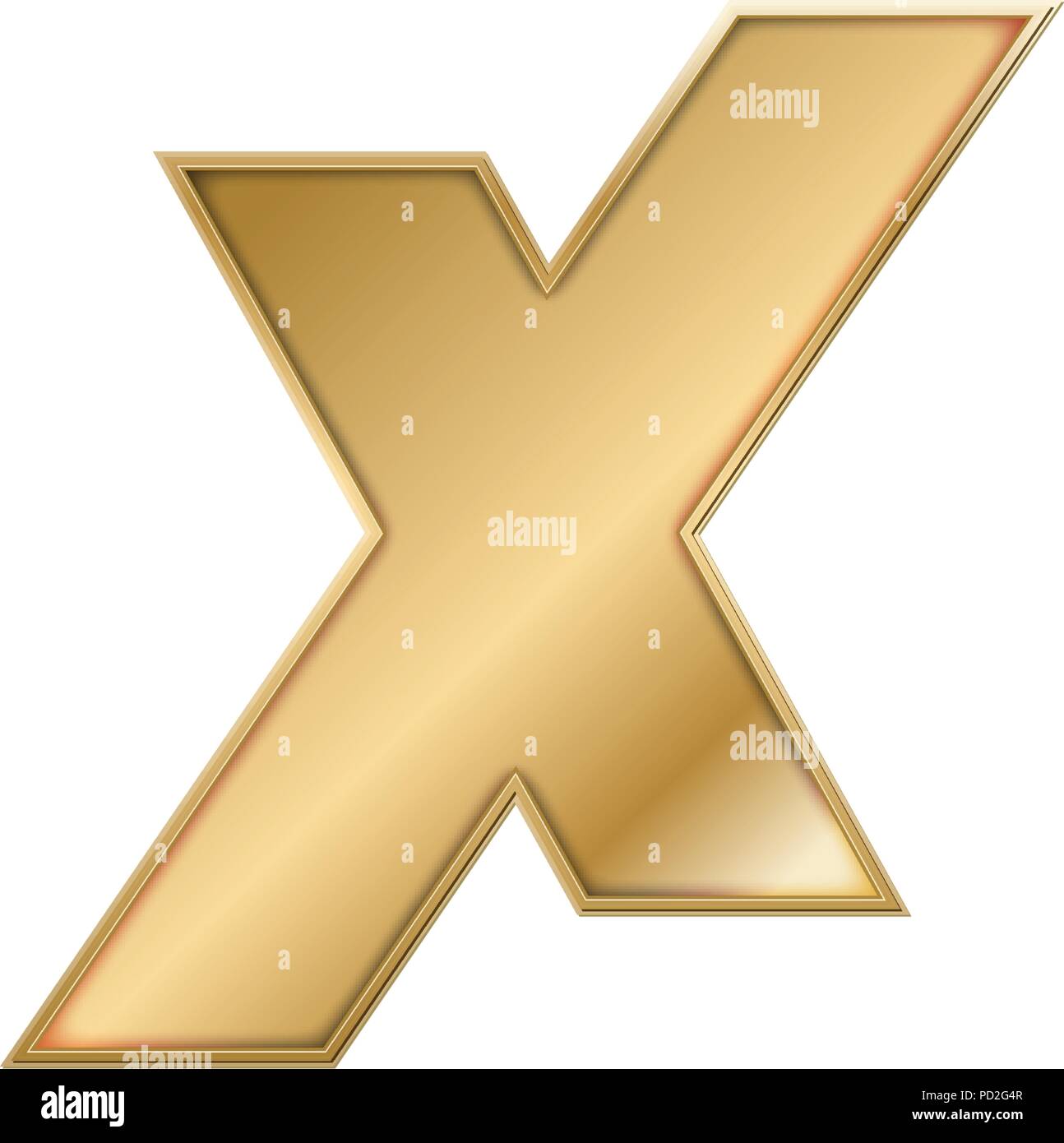 Letter x initial logo icon template vector Stock Vector Image & Art - Alamy