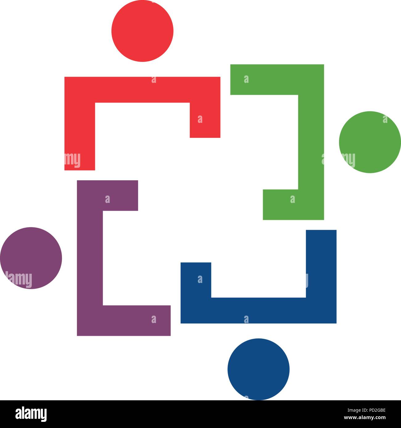 Non profit logo template Cut Out Stock Images & Pictures - Alamy