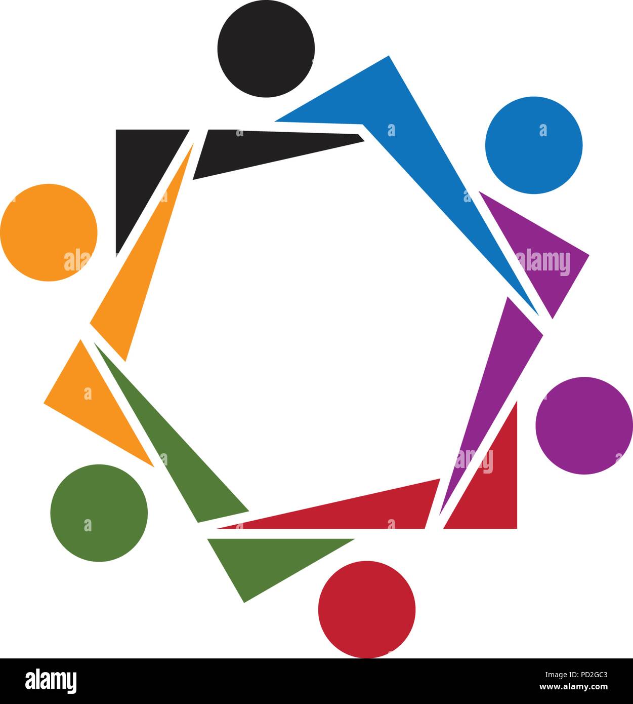 Non profit logo template Cut Out Stock Images & Pictures - Alamy