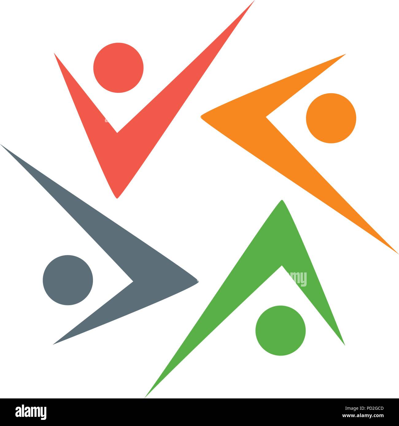 Non profit logo template Cut Out Stock Images & Pictures - Alamy