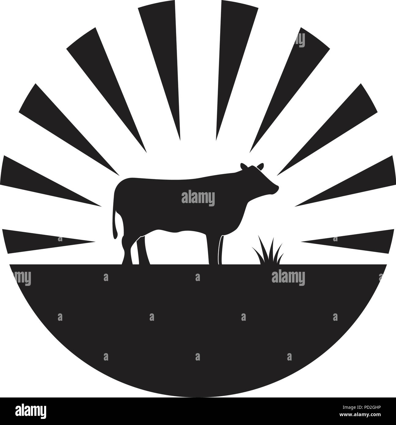 Angus beef logo Stock Vector Images - Alamy