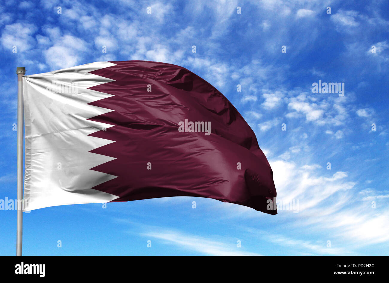 Qatarflag hi-res stock photography and images - Alamy