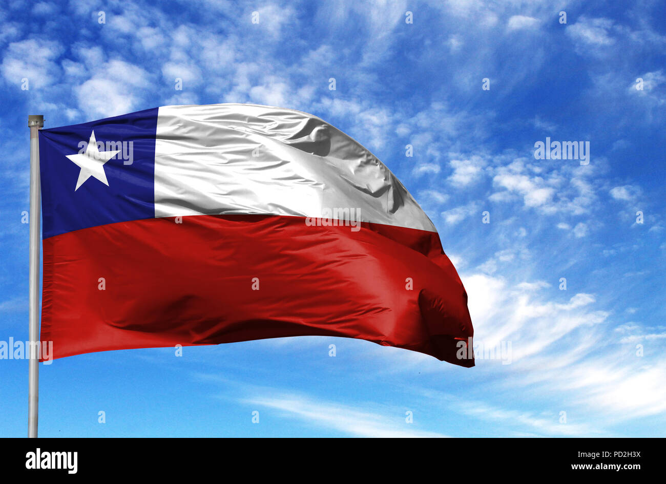 Chileflag hi-res stock photography and images - Alamy