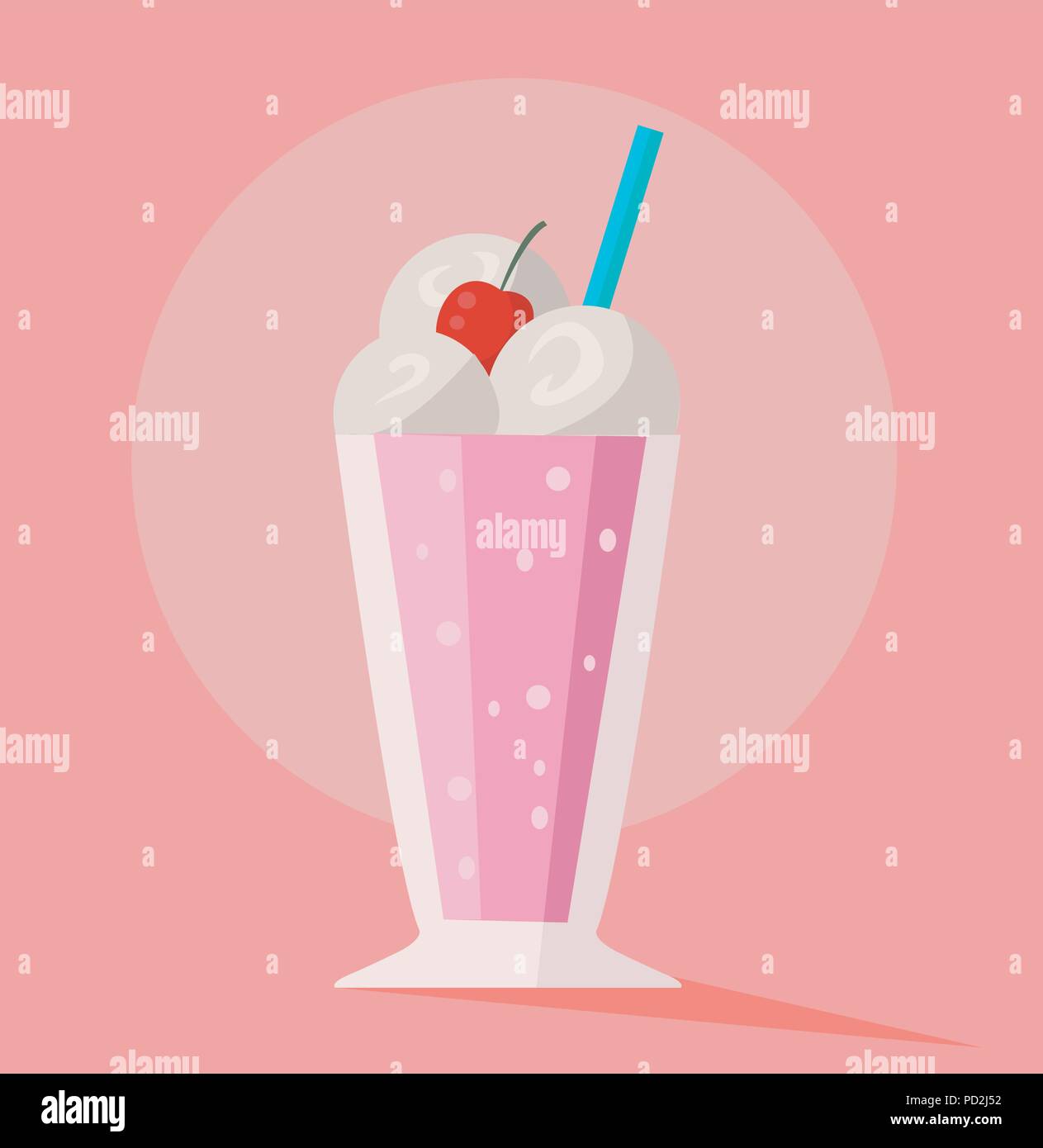 ice shake vector illustration Stock Vector Image & Art - Alamy