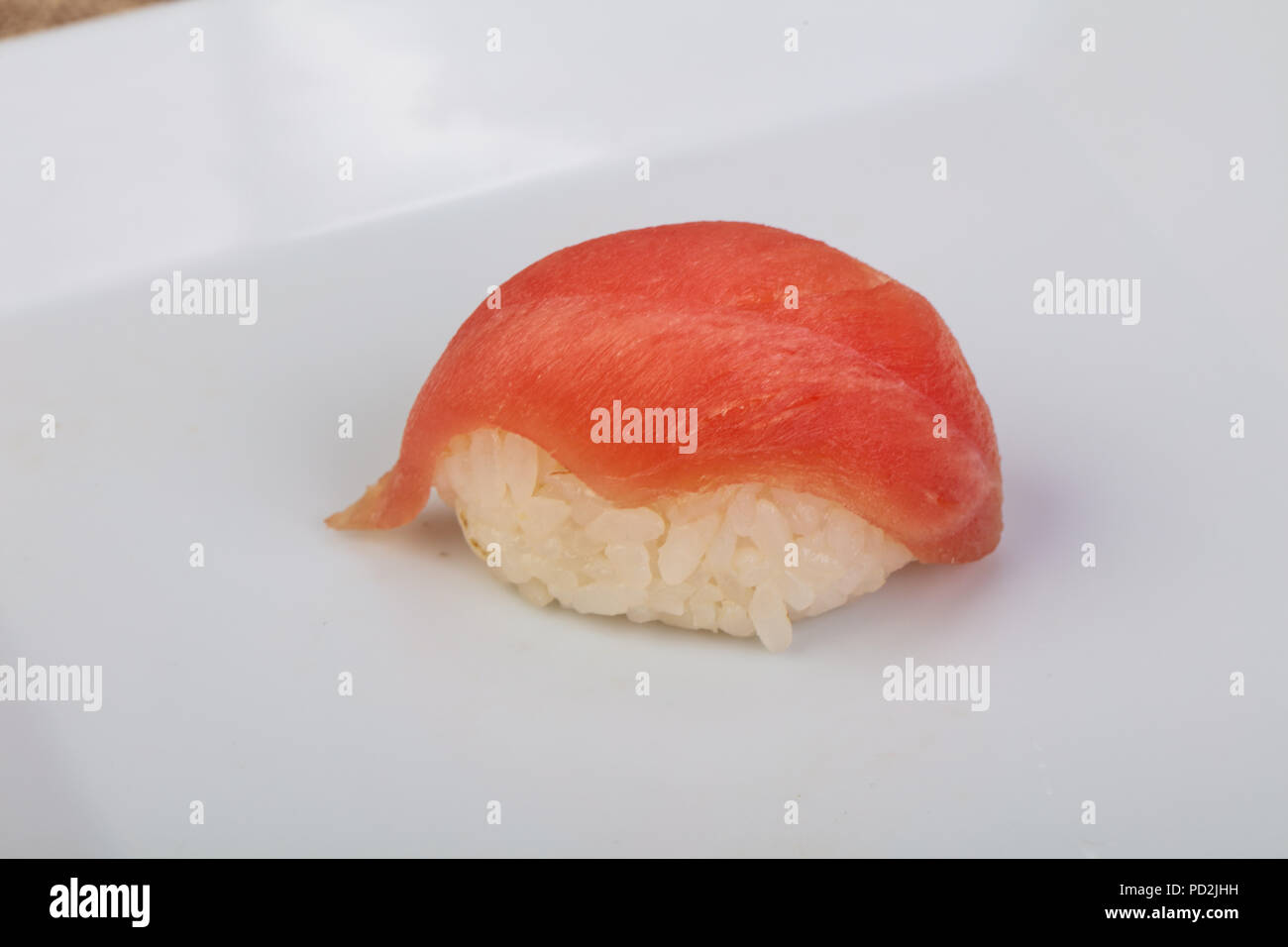 Japanese cold Sushi with tuna Stock Photo - Alamy