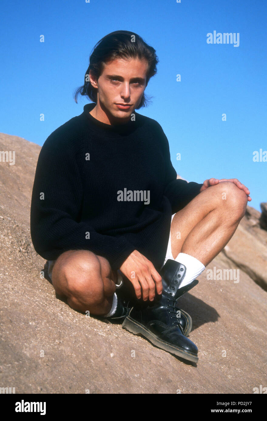 LOS ANGELES, CA - JUNE 13: (EXCLUSIVE) Actor/model Vasilio Tanis poses ...
