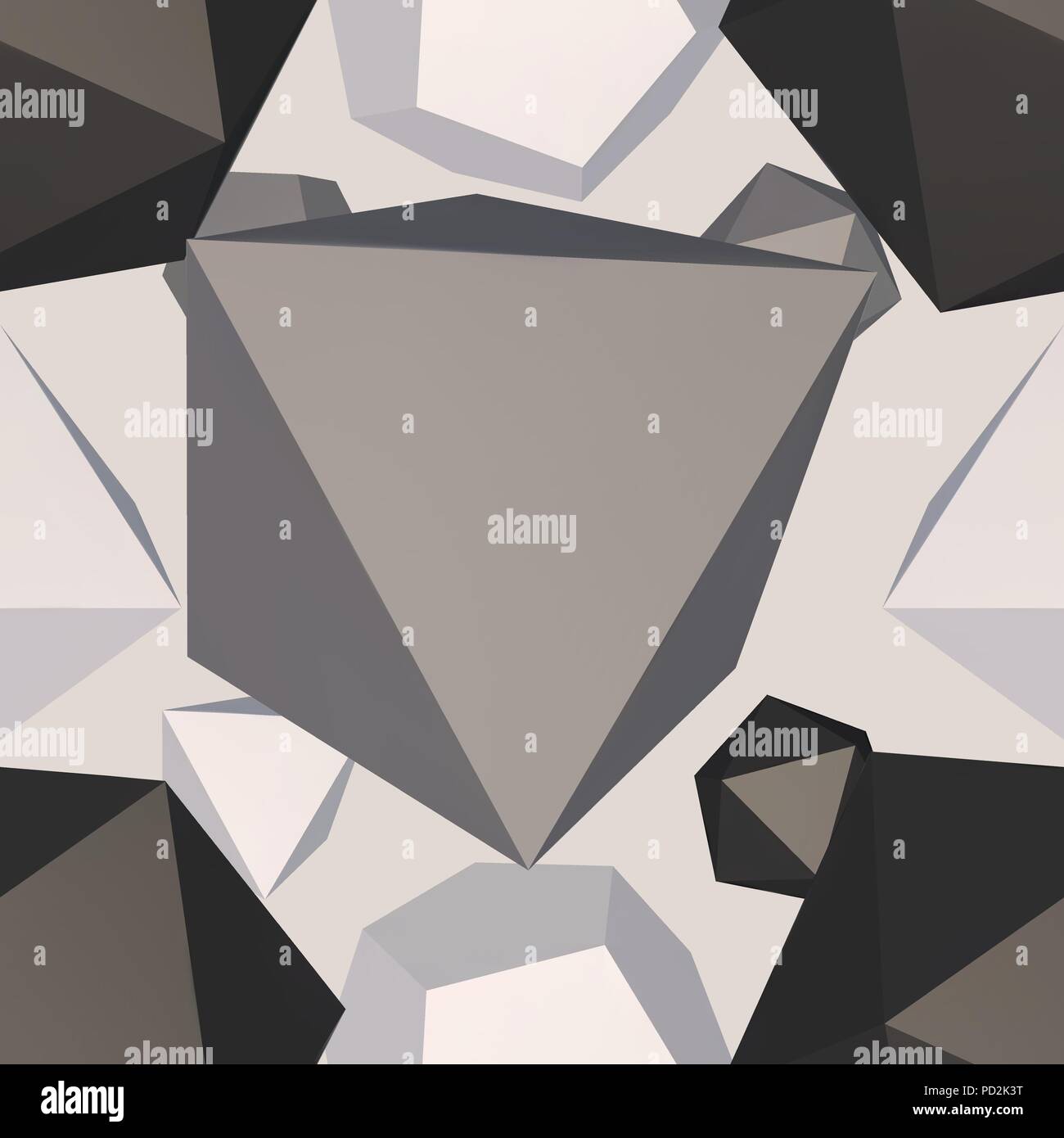 Modern polygon structure decoration. Vector illustration. Seamless ...