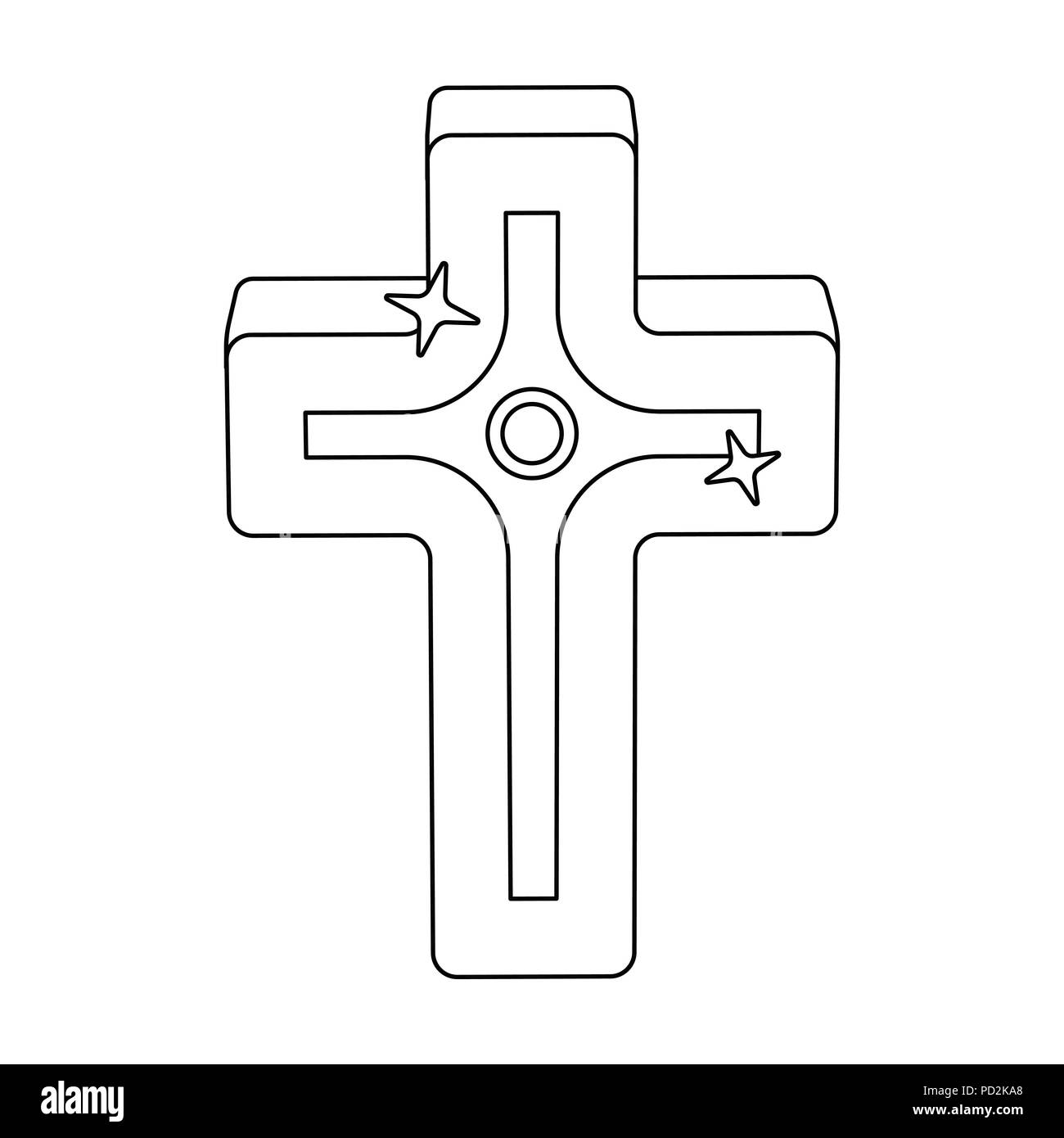 Catholic Cross Template