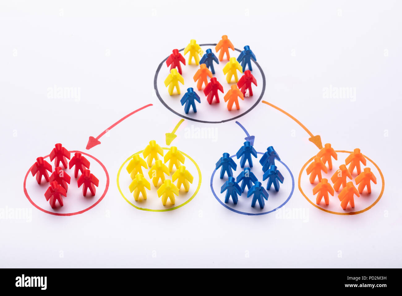 Business person separate from group hi-res stock photography and images ...