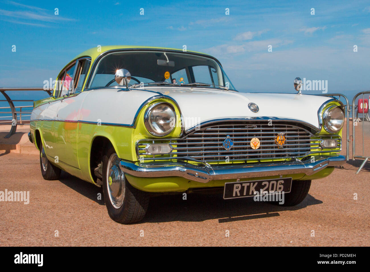 Yellow & white 1961 60s Vauxhall Cresta at Blackpool, UK. Collectible Cars, Classic Cars, Hot ...