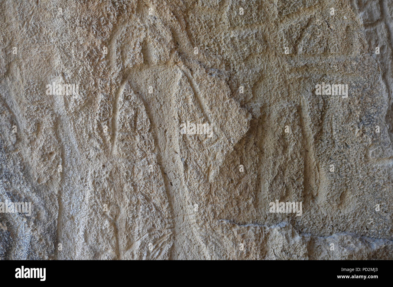 Ancient petroglyphs in Gobustan (Qobustan), Azerbaijan Stock Photo - Alamy