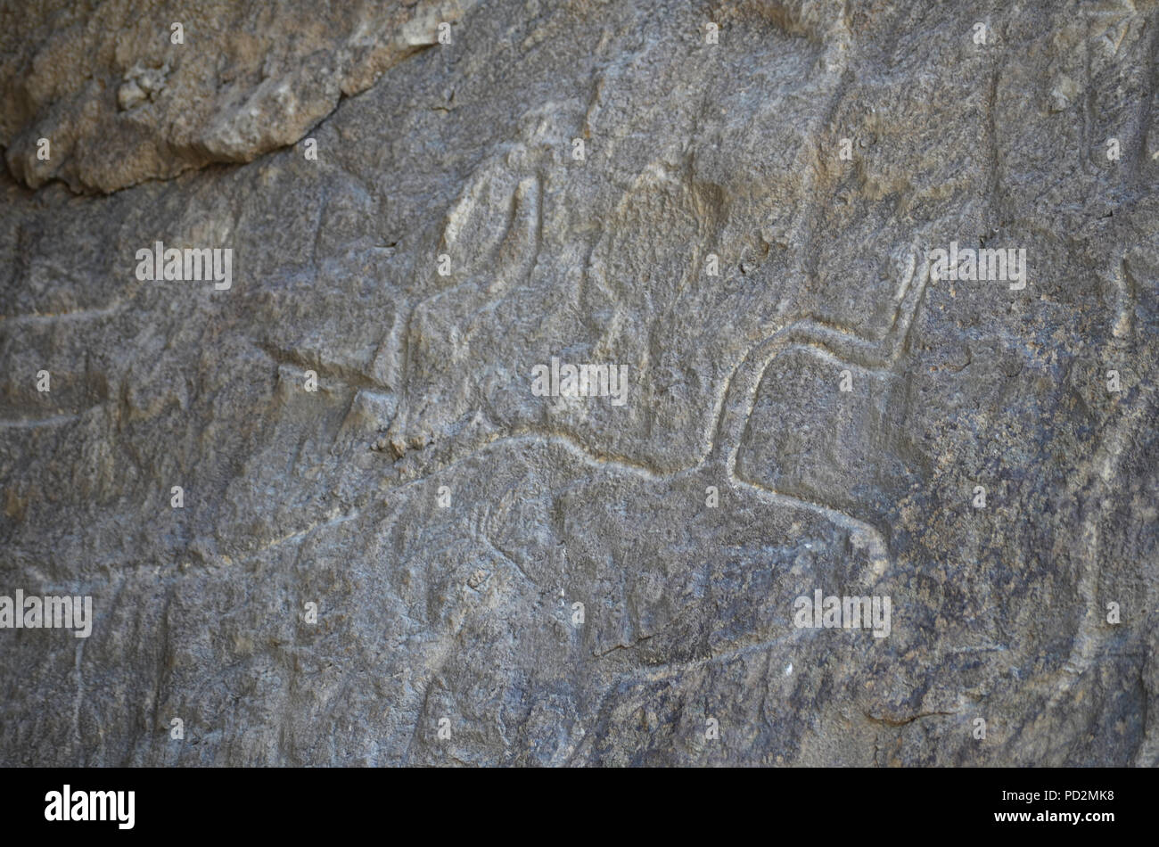 Ancient petroglyphs in Gobustan (Qobustan), Azerbaijan Stock Photo - Alamy